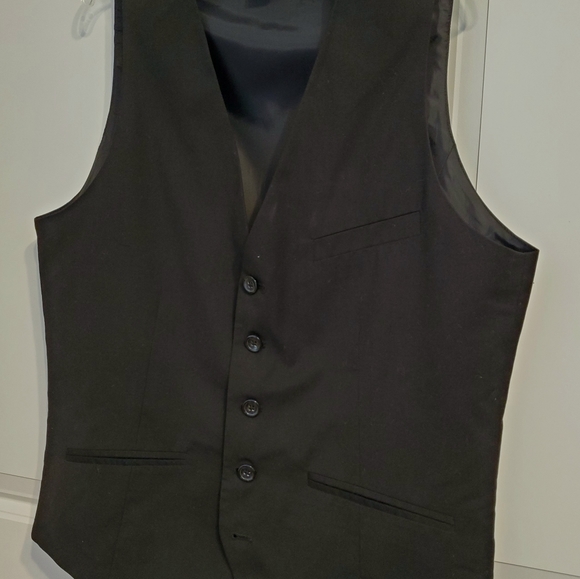 H&M | Suits & Blazers | H M Mens Black Vest38r | Poshmark